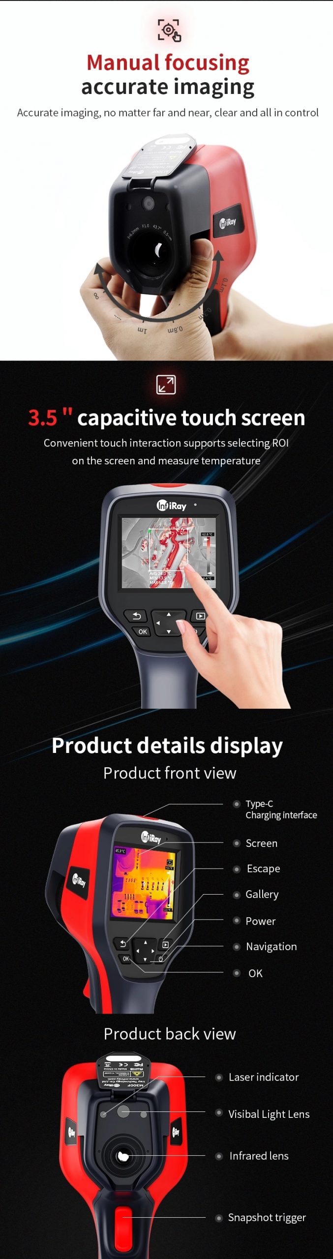 Infiray M300 Handheld Thermal Imager | NAXSG