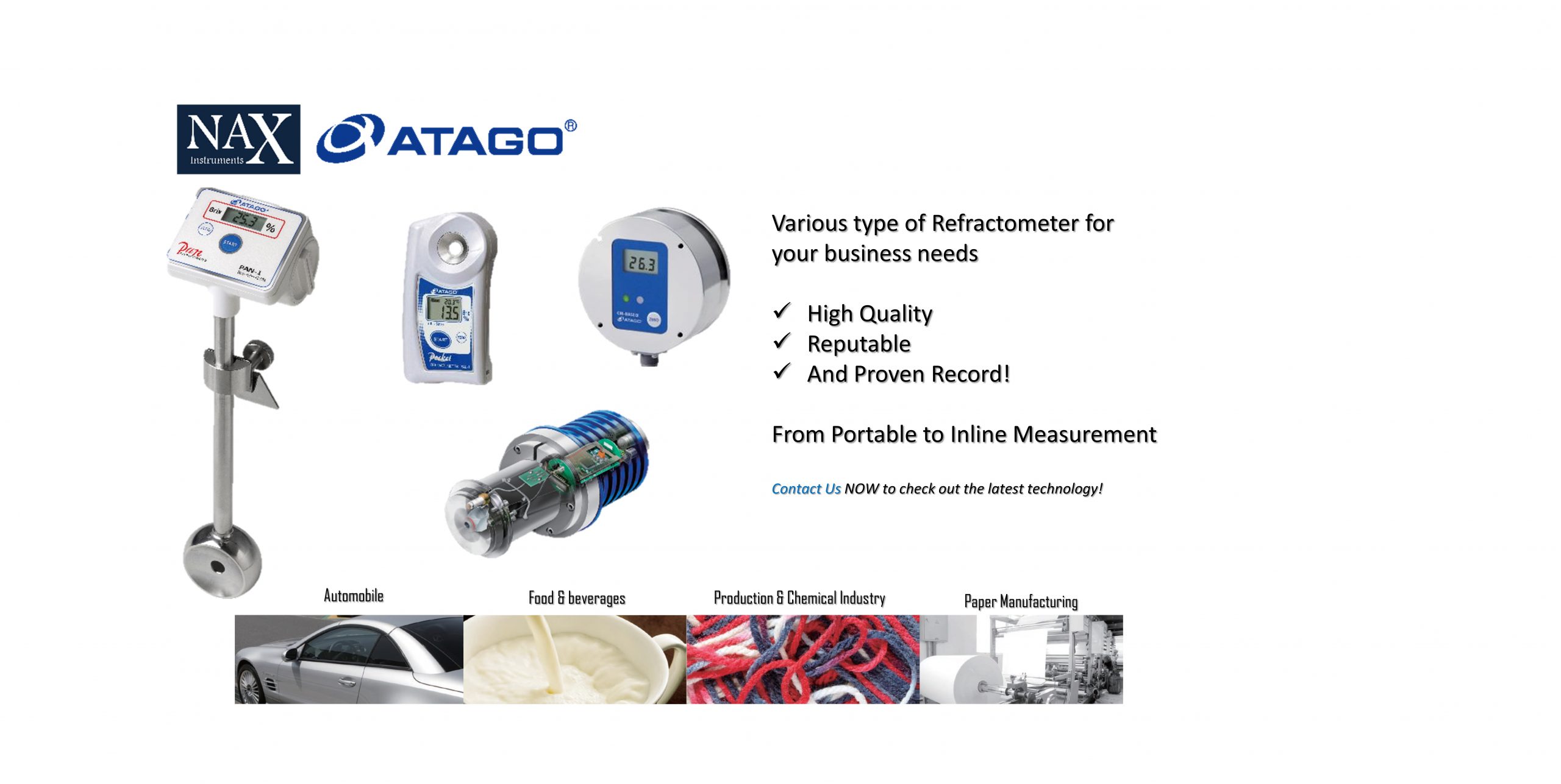 Test and Measurement Equipment | Nax Instruments Pte. Ltd.